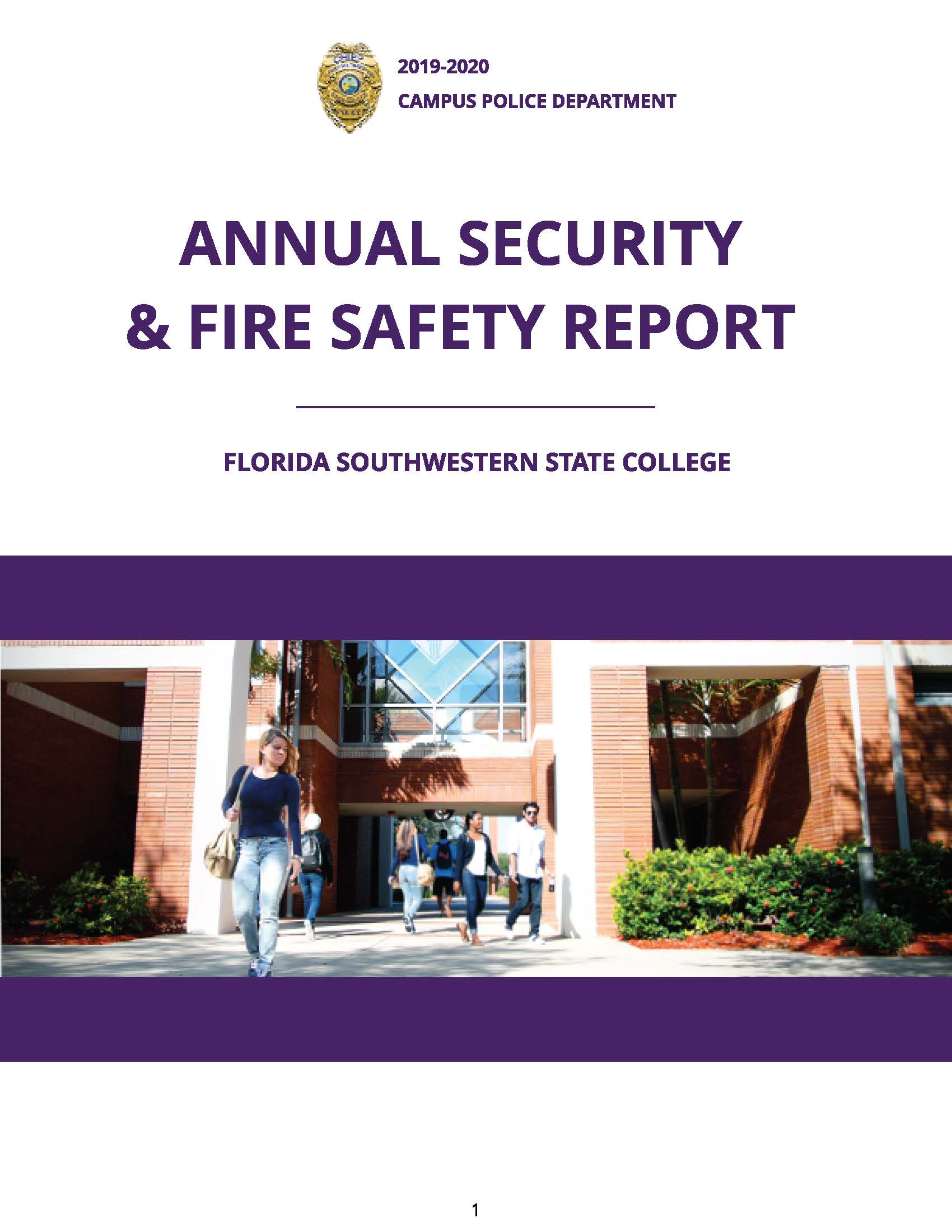 Annual Security And Fire Safety Report Florida Southwestern State College